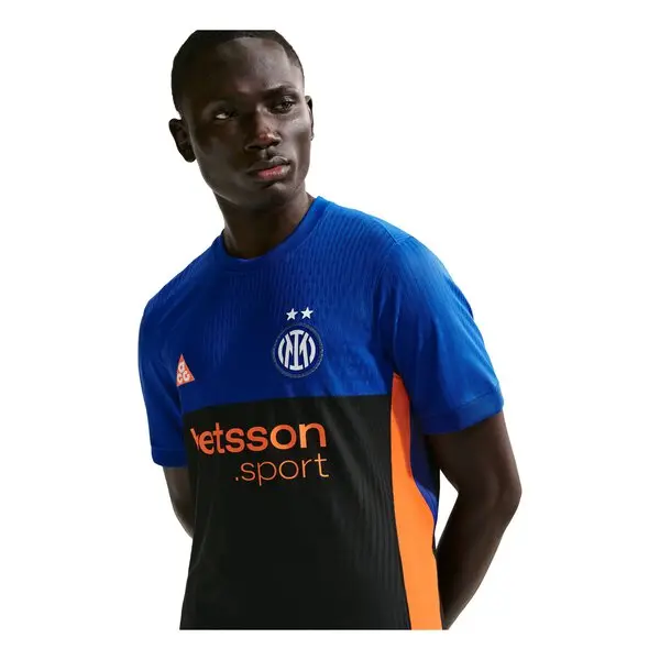 Nike Dri-fit Adv Football Authentic Shirt Inter Milan 2026 Match - Hyper Blue/black/safety Orange