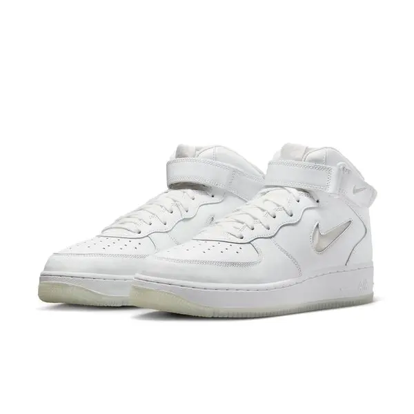 Nike Force 1 Mid "color Of The Month Summit - White