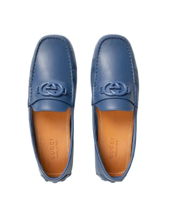 Gucci Interlocking G Driver - Washed Indigo