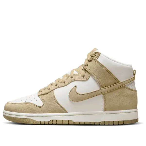 Nike Dunk High "sandtwo Tonelace Uphigh Topleathersuede - Phantom/limestone/sail
