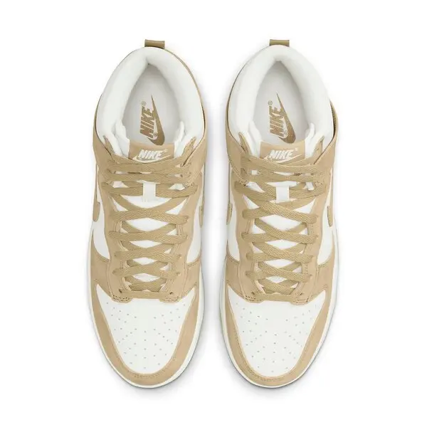 Nike Dunk High "sandtwo Tonelace Uphigh Topleathersuede