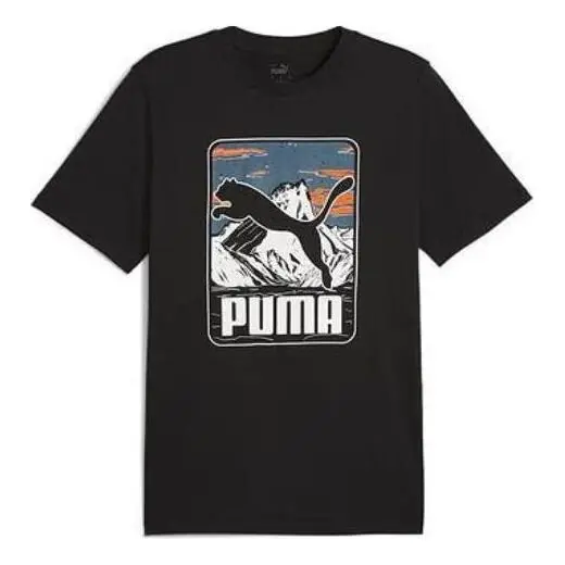 PUMA Graphic Mountain T-shirt - Black