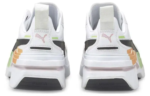 PUMA Kosmo Rider Mis Sneakers - White/green/orange