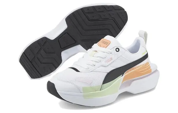 PUMA Kosmo Rider Mis Sneakers - White/green/orange