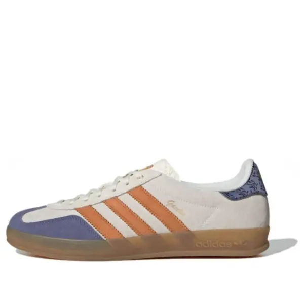 Adidas Gazelle Indoor Sneakers - Beige/orange/blue