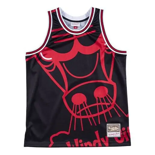 Mitchell & Ness Big Face Basketball Vest - Red