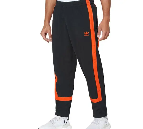 Adidas Originals Sports Pants Black Orange