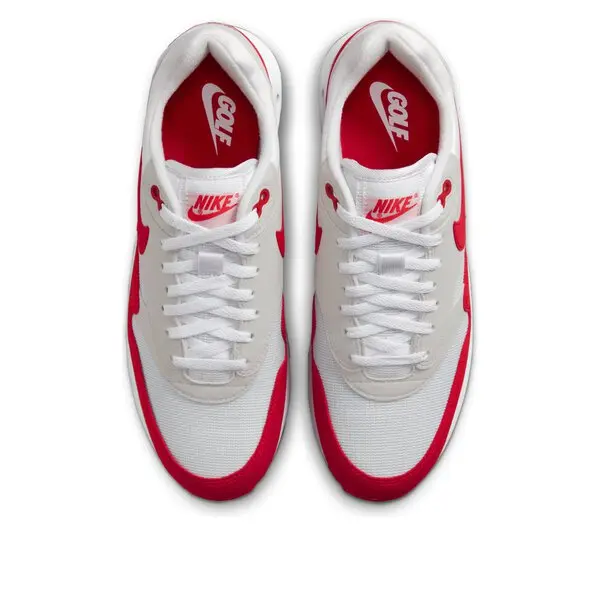Nike Max 1 '86 Og Golf "big Bubble" Sneakers - White/univ Red-neutral Grey-black