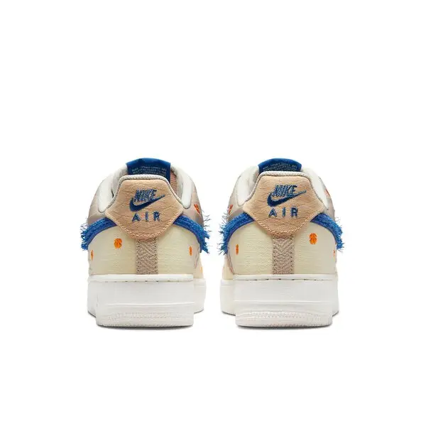 Nike Force 1 '07 'la Flea' Low Top Sneakers - Brown/blue