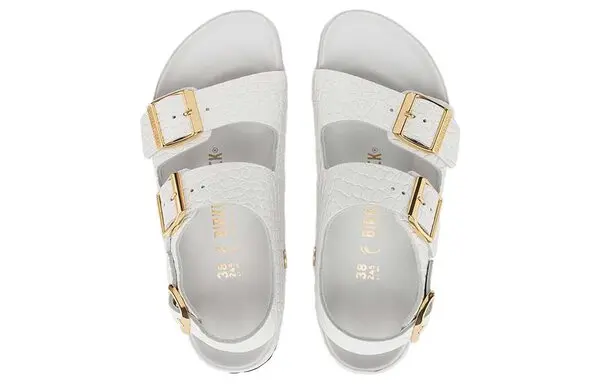 BIRKENSTOCK Milano Embossed Leather Sandals