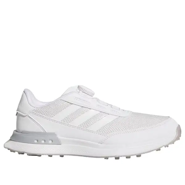 Adidas S2g 25 Boa Spikeless Golf Shoes - Cloud White/silver Metallic
