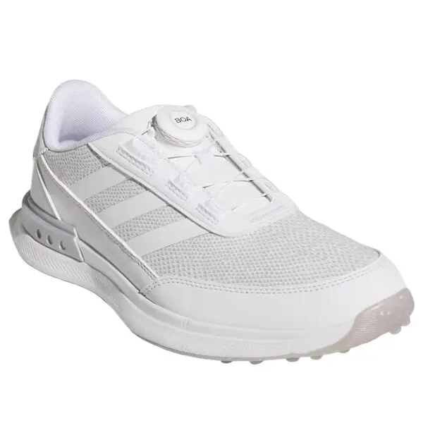 Adidas S2g 25 Boa Spikeless Golf Shoes - Cloud White/silver Metallic