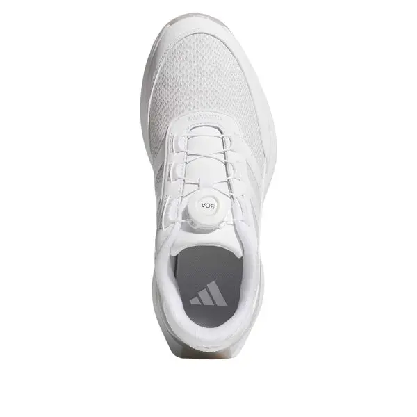Adidas S2g 25 Boa Spikeless Golf Shoes - Cloud White/silver Metallic