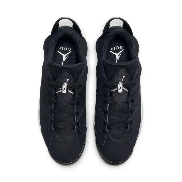 JORDAN Retro Low Golf 'chrome - Black/metallic Silver/chrome