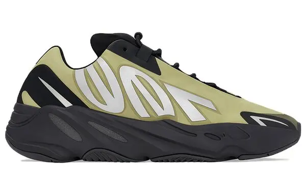 Adidas Yeezy Boost 700 Mnvn Resin Sneakers - Black/green