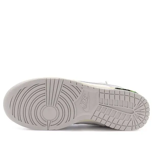 Nike X Off-white Dunk Low "lot 47 Of 50 - Gray/white