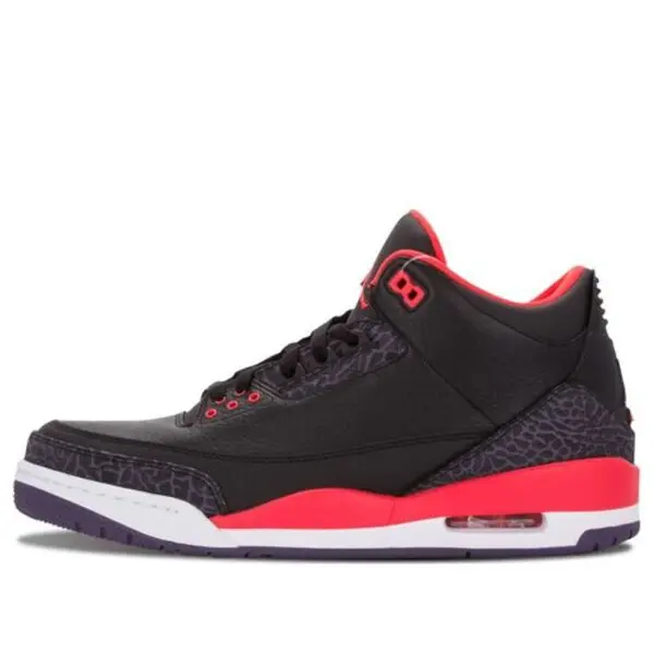 JORDAN 3 Retro "crimson - Blck/brght Crmsn-cnyn Prpl-pr