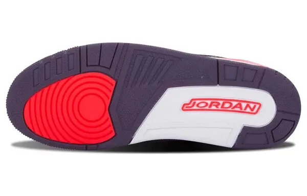 JORDAN 3 Retro "crimson - Blck/brght Crmsn-cnyn Prpl-pr