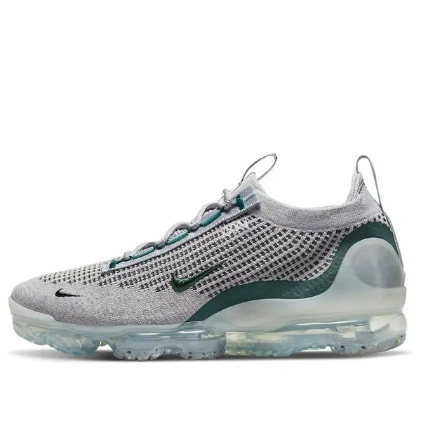 Nike Vapormax 2021 Flyknit Se Low Top Sneakers - Light Bone/dark Atomic Teal/grey