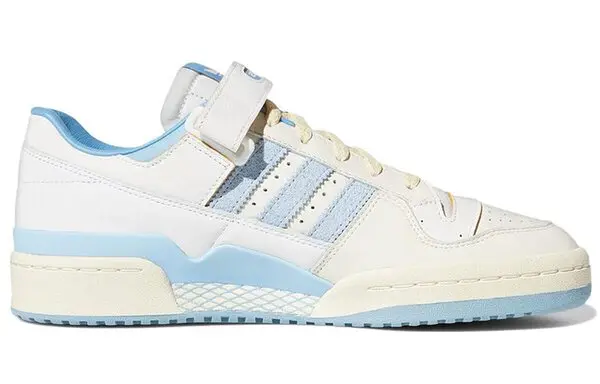 Adidas Forum 84 Lg "white Clear Sky" Sneakers - White/blue