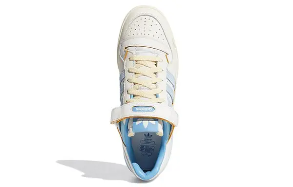 Adidas Forum 84 Lg "white Clear Sky" Sneakers - White/blue