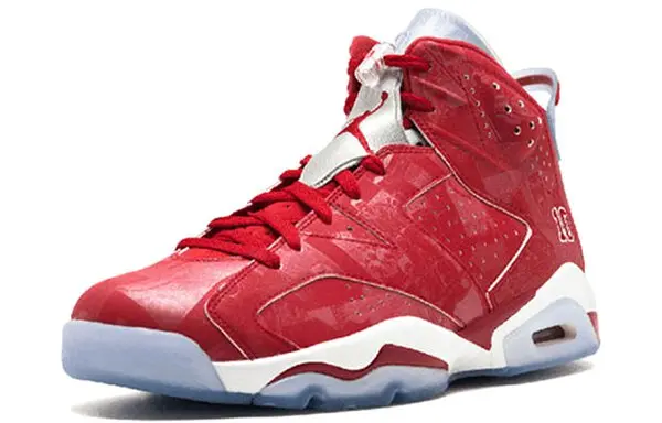 JORDAN 6 Retro "slam Dunk" High Top Sneakers - Varsity Red/varsity Red-white