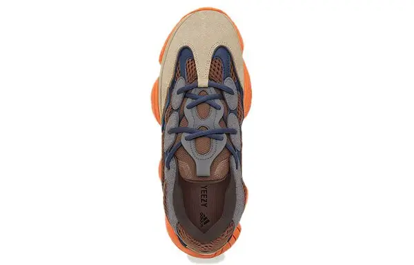 Adidas Yeezy 500 Enflame Sneakers - Blue/orange