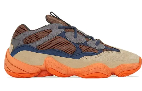 Adidas Yeezy 500 Enflame Sneakers - Blue/orange