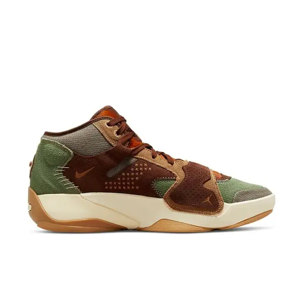 JORDAN Air Zion 2 Pf "voodoo - Brown/green/gray