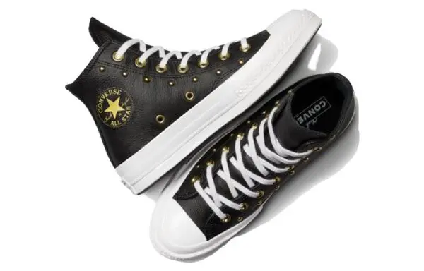 CONVERSE Chuck 70 Hi "black White Gold Metallic - Black/white/gold