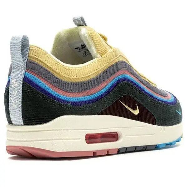 Nike Max 1/97 "sean Wotherspoon" Corduroy Sneakers - Yellow/blue/pink