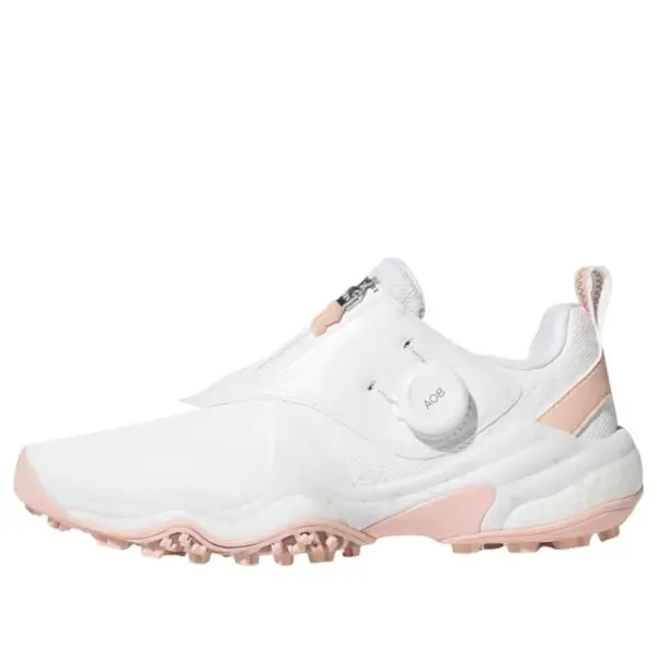 Adidas Codechaos Boa 25 Golf Shoes - White/pink