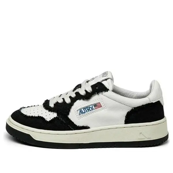AUTRY Medalist Canvas-panelled Sneakers - Black/white