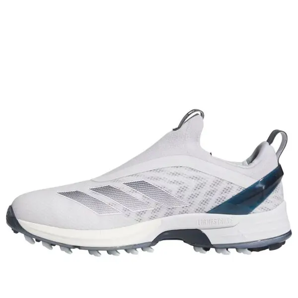 Adidas Adizero Zg Boa Spikeless Golf Shoes - Cloud White/collegiate Navy/dash Grey