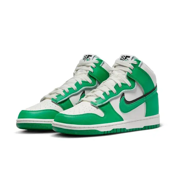 Nike Dunk High Se "stadium Green" Sneakers - White/green