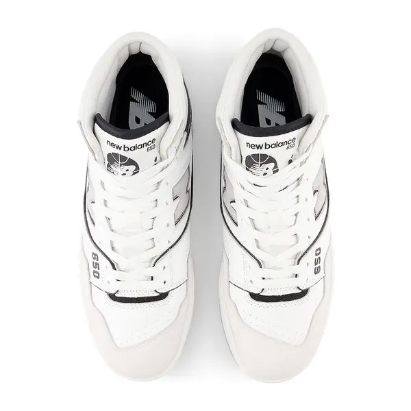NEW BALANCE 650r "angora Pack" High Top Sneakers - White/black/angora