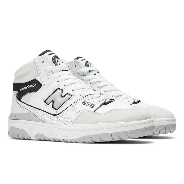 NEW BALANCE 650r "angora Pack" High Top Sneakers - White/black/angora