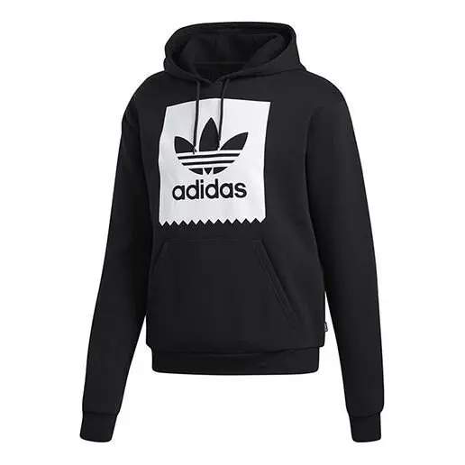 Adidas Originals Popover Trefoil Hoodie - Black