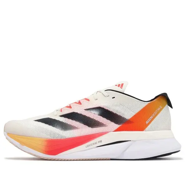Adidas Adizero Boston Sneakers - Ivory/core Black/solar Red