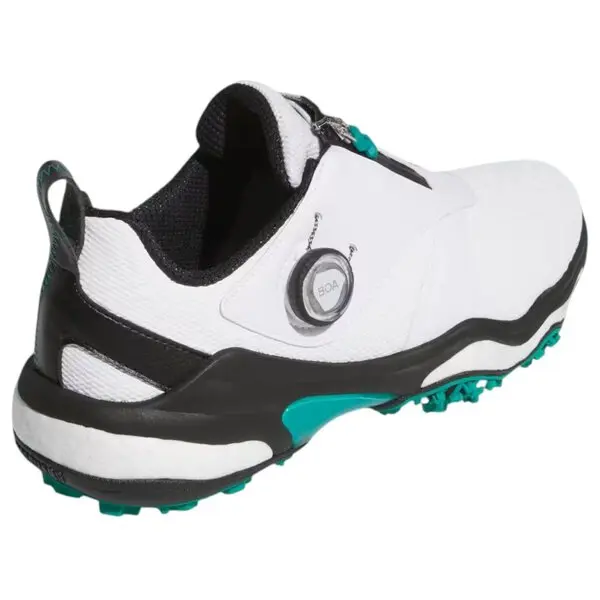Adidas Codechaos Boa 25 Spikeless Golf Shoes - Cloud White/core Black/pure Teal