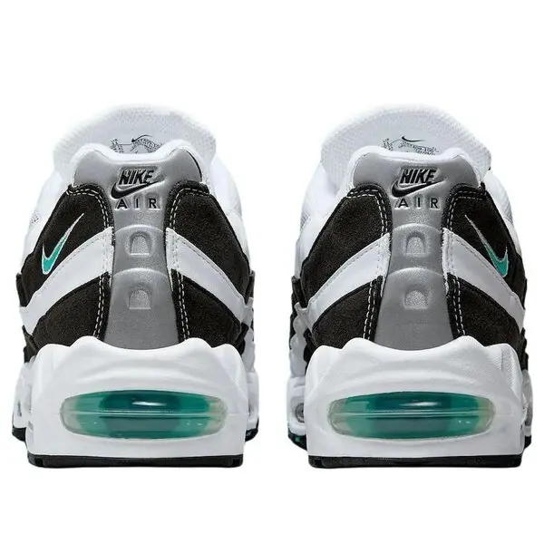 Nike Max 95 Og "black Border" Sneakers - White/hyper Jade/black