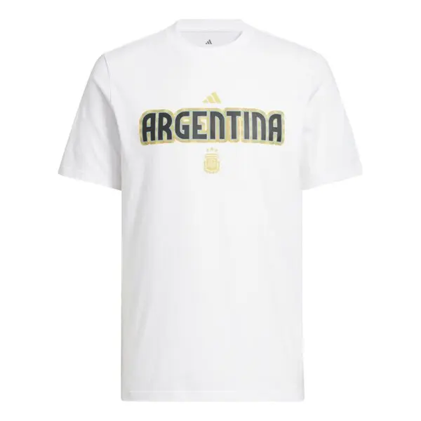 Adidas World Cup 26 Argentina Home Graphic T-shirt - White