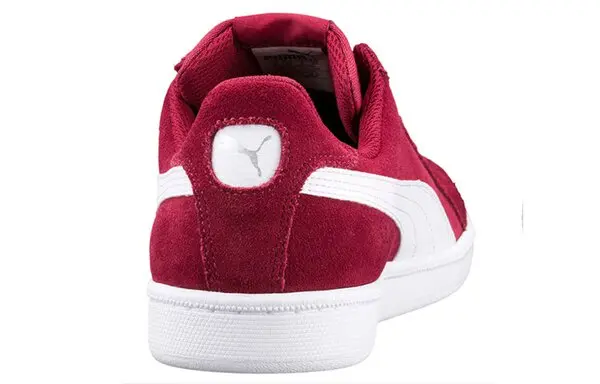 PUMA Smash Suede Retro Low Top Sneakers - Red