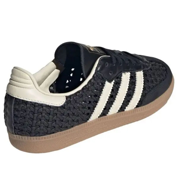 Adidas Samba Woven Sneakers - Black/off White