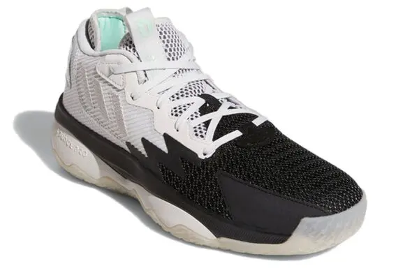 Adidas Dame Athletic Sneakers - White/black