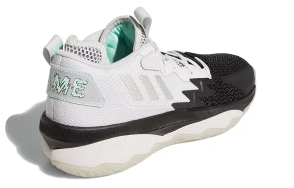 Adidas Dame Athletic Sneakers - White/black