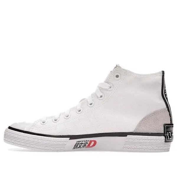 Adidas X Initial D X Bait Nizza Hi Sneakers - White