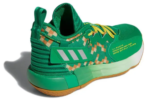 Adidas Dame Extply Low Top Basketball Sneakers - Green