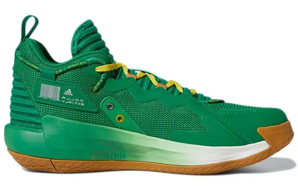 Adidas Dame Extply Low Top Basketball Sneakers - Green