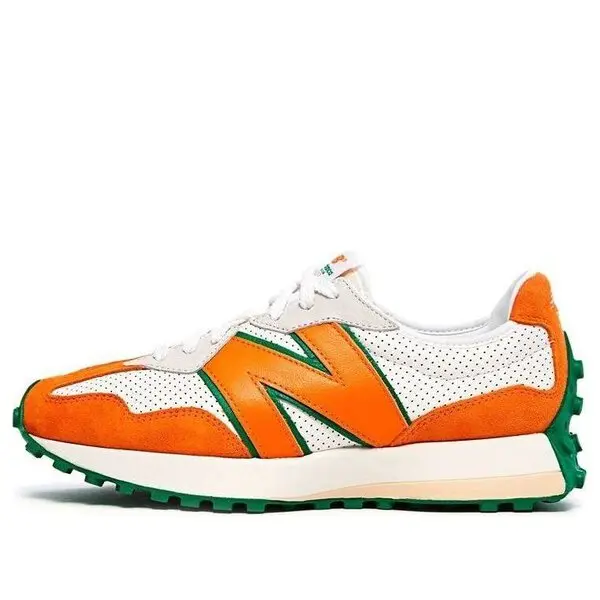 NEW BALANCE Casablanca X 327 "idealist Orange" Sneakers - White/orange